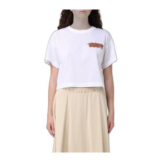 Max Mara T-Shirt Funale - - Tops - Damen - Wei&szlig; - XS