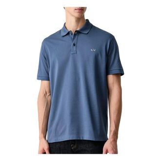 Paul & Shark Polo en piqu&eacute; double - Homme - Tops - Bleu - Taille: L