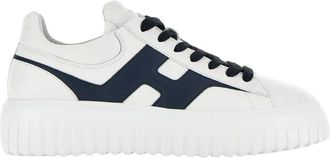 Hogan Homme, Chaussures, Blanc, Taille: 43 EU H-Stripes Baskets