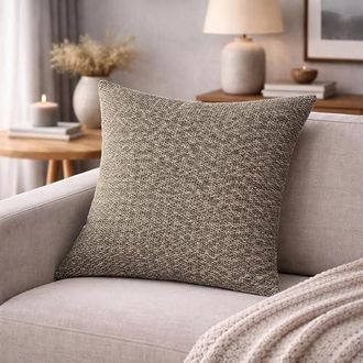 Home Wohnideen Kissenh&uuml;lle FJELLA Leinenoptik, Ohne F&uuml;llung, Farbe:Sand, Gr&ouml;&szlig;e:50 x 50 cm, Anzahl:1x