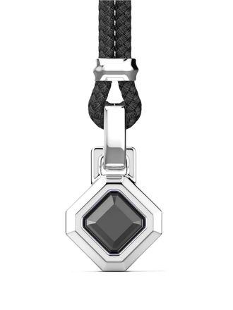 Zancan collier &agrave; pendentif serti de spinelle - Noir