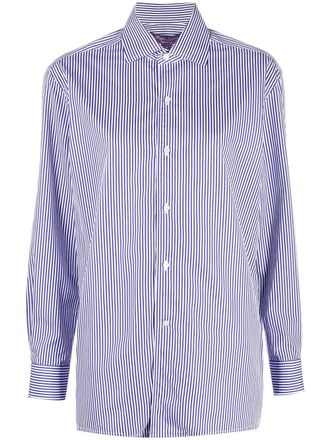 Ralph Lauren Collection chemise à rayures - Bleu