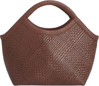 Ibeliv Pure Gewebte Leder Handtasche - - Bags - Damen - Braun - ONE SIZE