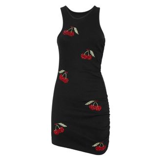 Philipp Plein Femme, Robes, Noir, Taille: 42 FR Robe Courte Cherries