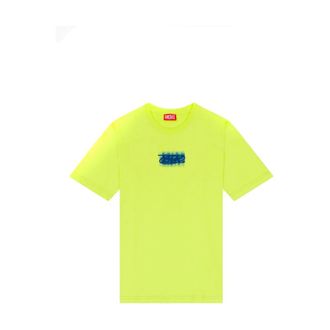 Diesel Stylische T-Shirts - - Tops - Herren - Gelb - S