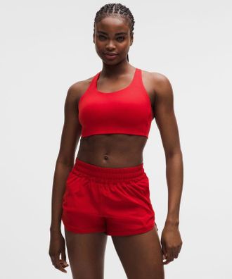 lululemon Soutien-gorge Energy &agrave; maintien maximal pour Femmes - Rouge - Taille 36DDD