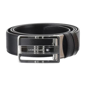 Montblanc Lederg&uuml;rtel zum Wenden - - Accessories - Herren - Schwarzk - ONE SIZE