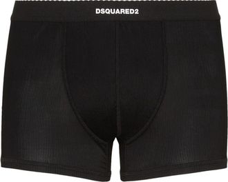 Dsquared2 boxer &agrave; taille &agrave; logo - Noir