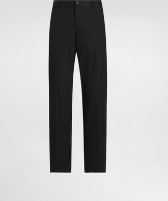 Dolce & Gabbana Cotton Gabardine Trousers - Mann Hosen Und Shorts Schwarz Baumwolle 52