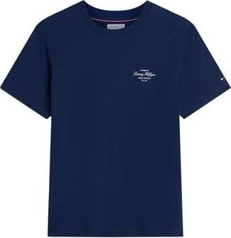 Tommy Hilfiger T-shirt droit imprim&eacute; en coton