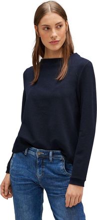 Street One Damen A320576 Langarmshirt, deep Blue, 42