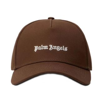 Palm Angels Homme, Accessoires, Brun, Taille: ONE Size Classic Logo Cap