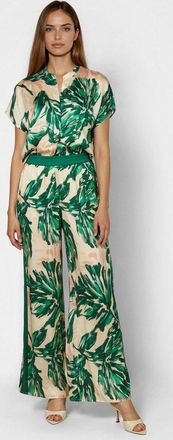 Marc Aurel Druckbluse mit gr&uuml;nem Print