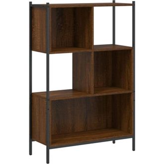 vidaXL vidaXL B&uuml;cherregal Braun Eichen-Optik 72x28x109 cm Holzwerkstoff