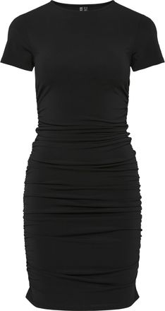 Pieces Pcmadison Ss Ruching Dress Noos Bc