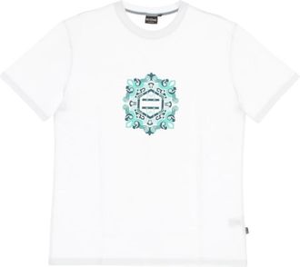 Dolly Noire Homme, Tops, Blanc, Taille: XL Maioliche Logo T-Shirt