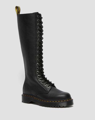 Dr. Martens 1B60 Bex Pisa Leder Hohe Stiefel in Schwarz, Gr&ouml;&szlig;e: 36