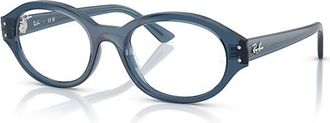 Ray-Ban Shilo Optics Bio-based Hellblau Fassung Klar Glas Polarisiert 54-20