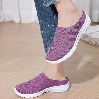 Generic Chaussures d&eacute;contract&eacute;es pour femme en maille respirante - Couleur unie - L&eacute;g&egrave;res - Talon compens&eacute; - &Eacute;l&eacute;gantes et confortables - Chaussures de sport d