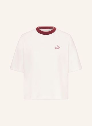 Marc Cain T-Shirt Mit Schmucksteinen weiss