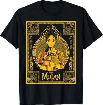 Disney Mulan Live Action Goldenes Portr&auml;t von Mulan T-Shirt