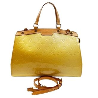 Louis Vuitton Sac &agrave; main Vernis Pre-owned - Femme - Pre-owned - Jaune - Taille: ONE Size