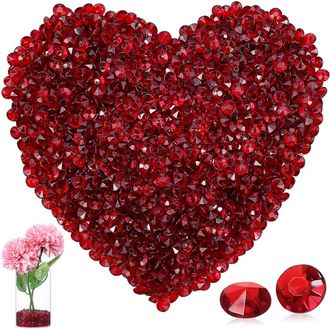 DOITOOL 000 St&uuml;ck Acryl Strasssteine 45mm Klar Spitz R&uuml;ckseite Vasenf&uuml;ller und Tischdeko f&uuml;r Hochzeiten Selbstgemacht Schmuck und Bastelarbeiten