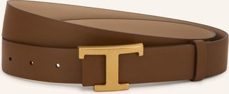Tod's Tods Lederg&uuml;rtel Zum Wenden beige