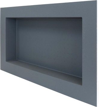 Protektor Wandnische Dusche Befliesbare Bad Duschablage, wasserdicht, platzsparende Ablagem&ouml;glichkeit - 30x60cm Anthrazit / Wei&szlig; - Protektor