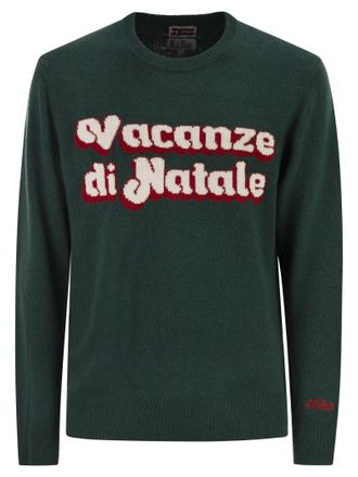 MC2 Saint Barth Heron Crew Neck Pull avec broderie &agrave; lavant