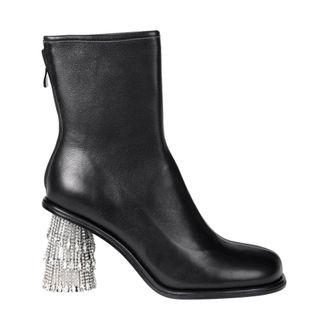 Stine Goya Schicke Lederstiefel mit Kristallquaste - - Shoes - Damen - Schwarzk - 37 EU