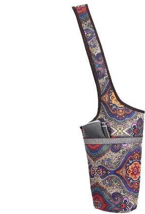 Generic Tragetasche f&uuml;r Yogamatte, Fitness-Aufbewahrung, Yogamatte, Tragetasche, Schulterriemen, Sportzubeh&ouml;r, Organizer, Bohemian-Stil, f&uuml;r Workout-Enthusias