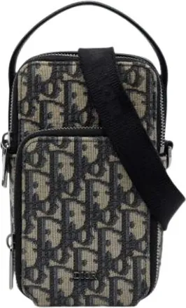 Dior Sac bandouli&egrave;re en toile Pre-owned - Femme - Pre-owned - Bleu - Taille: ONE Size