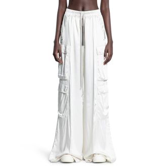 Rick Owens Hollywood Cargobelas in Washed Charmeuse