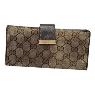 Gucci Portefeuille Pre-owned GG Blooms - Femme - Pre-owned - Beige - Taille: ONE Size