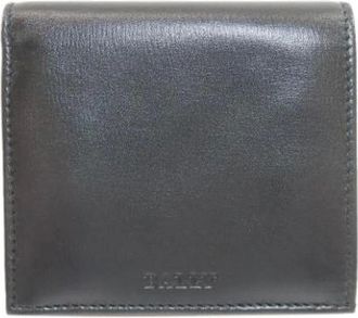 Bally Portefeuille Pre-owned (bi-pli) - Homme - Pre-owned - Noir - Taille: ONE Size