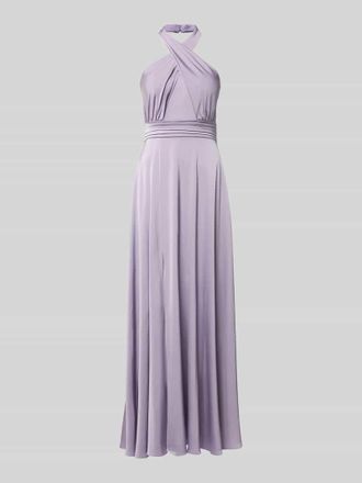 Laona Abendkleid aus Satin mit gelegten Falten
