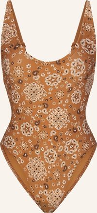 SKIMS Skims Badeanzug Signature Swim braun