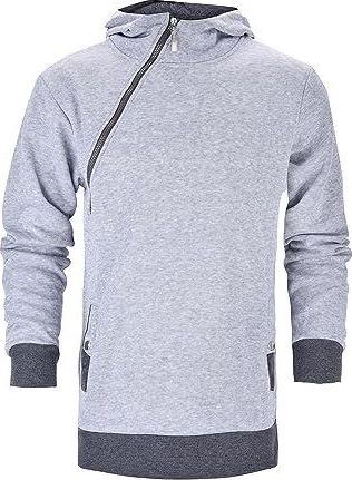 Generic Sweat a Capuche Homme Sweatshirt Hooded Sweats &agrave; Capuche Homme Oversize avec Fermeture &Eacute;clair Demi-Hauteur pour lAutomne