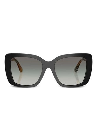 Burberry Sunglasses lunettes de soleil &agrave; monture carr&eacute;e - Noir