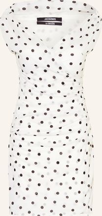 Jacquemus Jacquemus Cocktailkleid La Robe Rita Mit Seide weiss