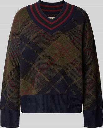 Barbour Pullover mit kontrastierendem V-Ausschnitt Modell SHAE