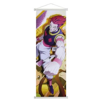 Generic 1 x Hunter Anime Scroll-Poster, Wandbehang, geschmiedeter Stoff, Malerei, Dekor (Stil 1)