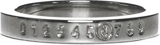 Maison Margiela Numerischer- minimalistischer Signaturring - - Accessories - Damen - Grau - 40 MM