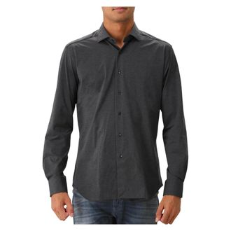 Xacus Homme, Chemises, Gris, Taille: 4XL Chemise Ajust&eacute;e Gris Fonc&eacute;