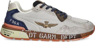 Aeronautica logo-detail lace-up sneakers - Grau