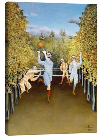Posterlounge Die Ballspieler Leinwandbild von Henri Rousseau 70 x 90 cm Wandbilder Wanddeko