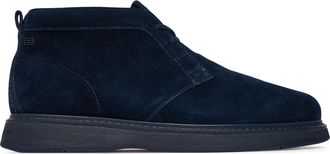 Tommy Hilfiger Schn&uuml;rschuhe Tommy Hilfiger Comfort Suede Chukka FM0FM06074 Dunkelblau
