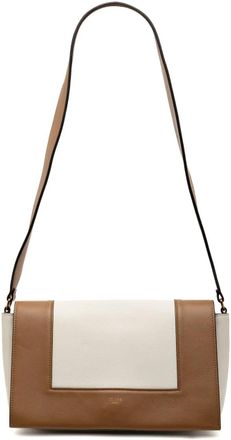Celine Hobo Bags - Leather Frame Shoulder Bag - Gr. unisize - in Wei&szlig; - f&uuml;r Damen