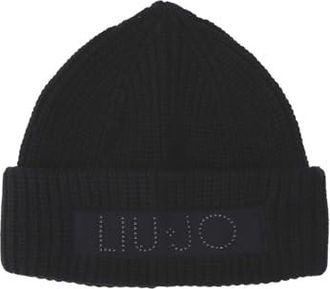 Liu Jo Berretto donna Cap with patch nero C24LJ26 2F3041 TAGLIA UNICA